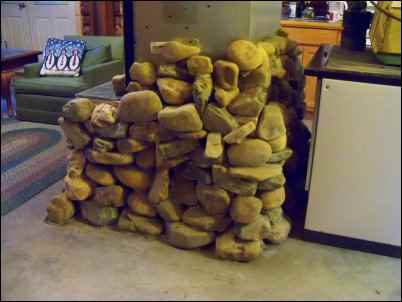 Building a Natural Stone Fireplace Surround - Homestead.org